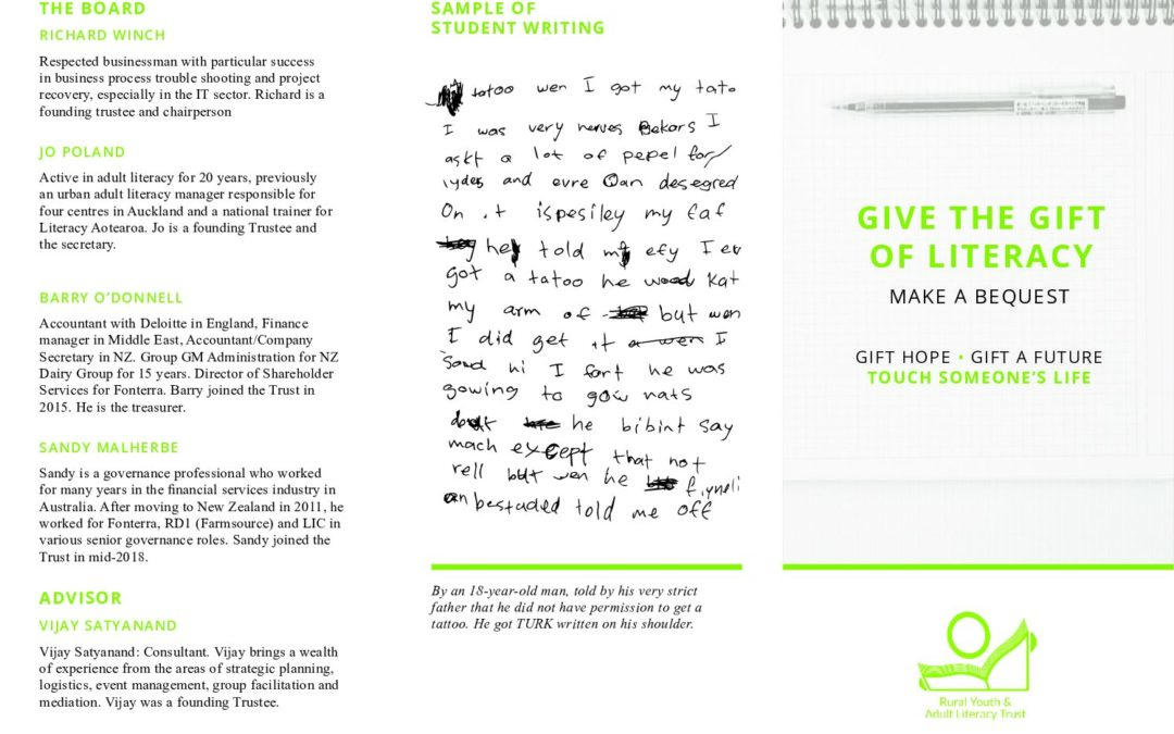 RYALTBequest_flyer-v2_website | Rural Youth and Adult Literacy Trust